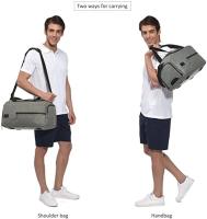 China Weekender Sports Duffle Bags Water Resistant With Shoe Compartment for sale