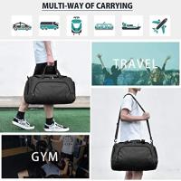 China Duffle Large Waterproof Swimming Bags With Shoes Compartment Weekender Overnight Bag for sale