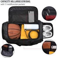 China Duffle Large Waterproof Swimming Bags With Shoes Compartment Weekender Overnight Bag for sale