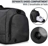 China Duffle Large Waterproof Swimming Bags With Shoes Compartment Weekender Overnight Bag for sale
