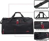 China 55Liter 24 Inch Lightweight Canvas Duffle Bags For Men Women for sale