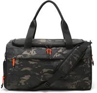 China Overnight  Water Resistant Gym Bag With Shoe Compartment 22L for sale