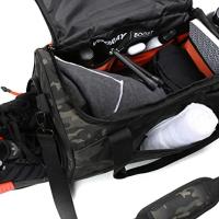 China Overnight  Water Resistant Gym Bag With Shoe Compartment 22L for sale