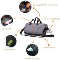 China Oxford Polyester Gym Sports Duffle Bags With Wet Pocket for sale