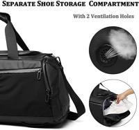 China Waterproof Sports Duffle Bags Travel Weekender Overnight Bag With Shoe Compartment for sale