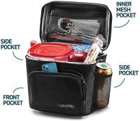 China Oxford Insulated Cooler Bags For Men With 2 Reusable Cooler Bag Ice Packs for sale