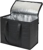 China Foldable Insulated Shopping Bags Groceries Sturdy Zipper Washable Stands Coller Bag for sale