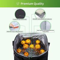 China 24 Can Large Insulated Cooler Bags Collapsible Leakproof Rolling Tote Cooler for sale