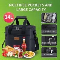 China 24 Can Large Insulated Cooler Bags Collapsible Leakproof Rolling Tote Cooler for sale