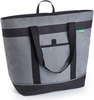 China Gray Insulated Cooler Bag HD Thermal Soft Sided Insulated Cooler for sale