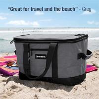 China Leakproof Collapsible Insulated Bag Soft Sided Portable Grocery 50 Can Cooler Bag for sale