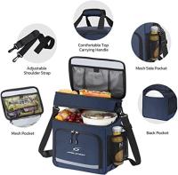 China Collapsible Leakproof  Insulated Lunch Cooler Bag Reusable For Women Men for sale