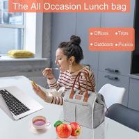 China Insulated Soft Sided Lunch Cooler Tote Bags Reusable Lunch Containers for sale