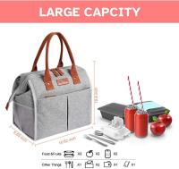 China Insulated Soft Sided Lunch Cooler Tote Bags Reusable Lunch Containers for sale