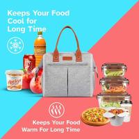 China Insulated Soft Sided Lunch Cooler Tote Bags Reusable Lunch Containers for sale