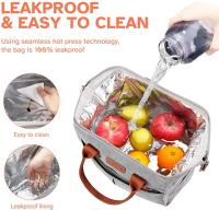 China Insulated Soft Sided Lunch Cooler Tote Bags Reusable Lunch Containers for sale
