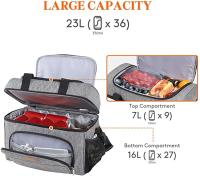 China Lightweight Portable Insulated Cooler Bags Double Layer for sale