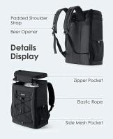 China Reflective Strip Insulated Cooler Bags Waterproof 30 Can Soft Sided Cooler for sale