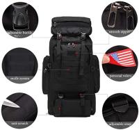 China 70l Camping Hiking Backpack Molle Rucksack Waterproof Travel Daypack for sale