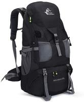 China 50l Lightweight Water Resistant Hiking Backpack For Climbing Camping Touring for sale