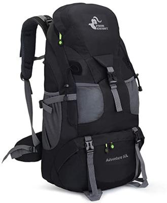 China 50l Lightweight Water Resistant Hiking Backpack For Climbing Camping Touring for sale