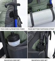 China 50l Lightweight Water Resistant Hiking Backpack For Climbing Camping Touring for sale