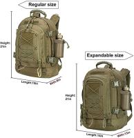 China Expandable 60l Tactical Military Camping Backpack Oxford Material for sale