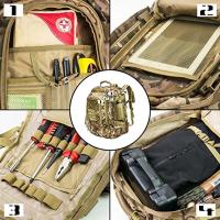 China Expandable 60l Tactical Military Camping Backpack Oxford Material for sale