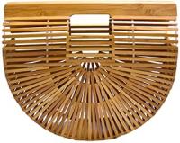 China OEM Womens Bamboo Handbag Handmade Quilted Tote Bags for sale