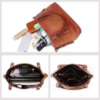 China ODM Women'S Genuine Leather Purse Crossbody Satchel Top Handle Tote Bag for sale