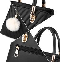 China Leather Fashion Pu Womens Luxury Handbag Top Handle Satchel for sale