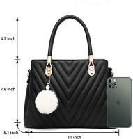 China Leather Fashion Pu Womens Luxury Handbag Top Handle Satchel for sale