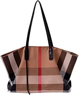 China Canvas Womens Luxury Handbag Large Capacity Roomy Ladies Crossbody Purse for sale