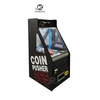 China Wooden Arcade Coin Pusher Machine 110V 220V for Mall Entertainment for sale
