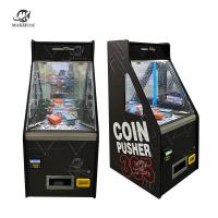 China Wooden Arcade Coin Pusher Machine 110V 220V for Mall Entertainment for sale