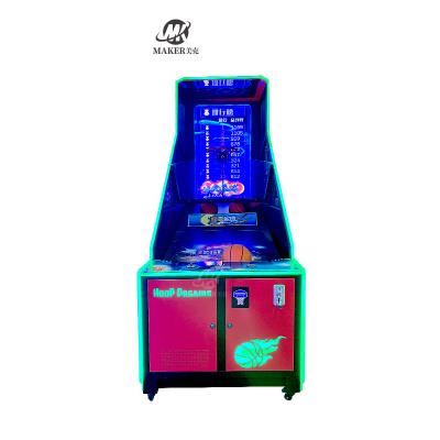 China Hot Hoops Basketball Game Machine Simulator Street Basketball Arcade Electronic Shooting Game 72 Inch for sale