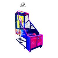 China Hot Hoops Basketball Game Machine Simulator Street Basketball Arcade Electronic Shooting Game 72 Inch for sale