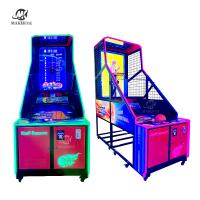 China Hot Hoops Basketball Game Machine Simulator Street Basketball Arcade Electronic Shooting Game 72 Inch for sale