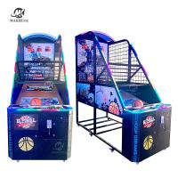 China Indoor Arcade Basketball Shooting Machine 200W Coin Operated Street Basketball Game for sale