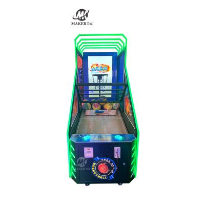 China 42 Inch Coin Operated Street Basketball Shooting Arcade Game Machine with Electronic Scoring for sale