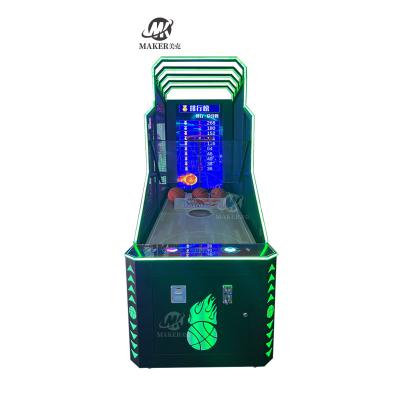 China Kid Coin Operated Arcade Basketball Shooting Game Machine with 2 Player Modes and Electronic Scoring for sale
