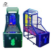 China Kid Coin Operated Arcade Basketball Shooting Game Machine with 2 Player Modes and Electronic Scoring for sale