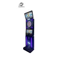 China Commercial Coin Operated Dart Machine 70 kg Wooden Acrylic Plastic Two LCD Screens for sale
