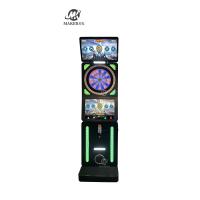 China Commercial Coin Operated Dart Machine 70 kg Wooden Acrylic Plastic Two LCD Screens for sale