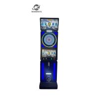 China Commercial Coin Operated Dart Machine 70 kg Wooden Acrylic Plastic Two LCD Screens for sale