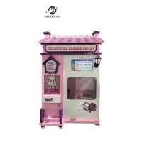 China MAKER Automatic Cotton Candy Vending Machine 100-260V CE Stainless Steel for sale