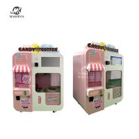China Acrylic Robot Cotton Candy Vending Machine 100-260V Electric Sugar Candy Machine for sale