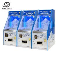 China Single Player Black Arcade Coin Pusher Machine With Bill Acceptor for sale