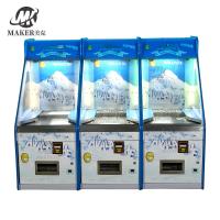 China Single Player Black Arcade Coin Pusher Machine With Bill Acceptor for sale