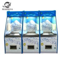 China Wooden Arcade Coin Pusher Machines Electricity Power Source for sale